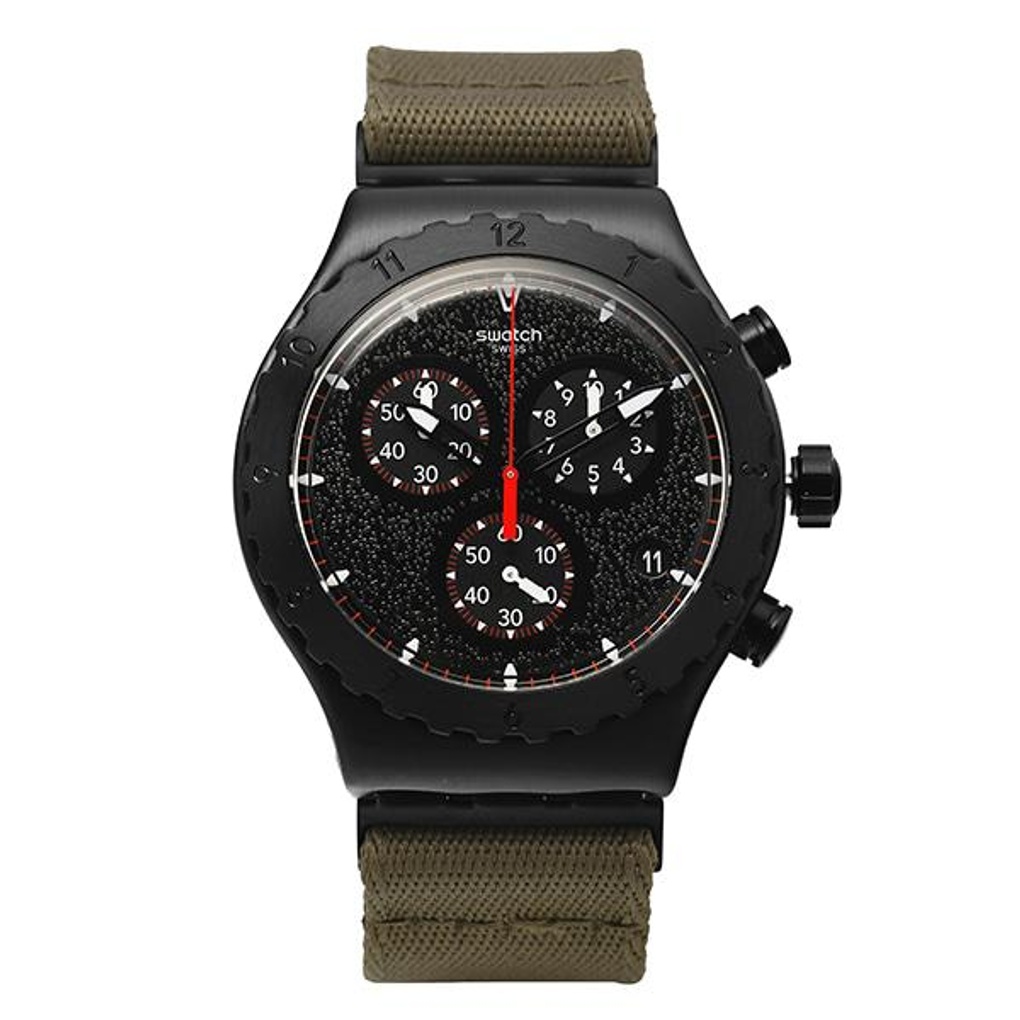 스와치 SWATCH YVB416 NATURE BY THE BONFIRE 남성 나토시계- 이랜드몰