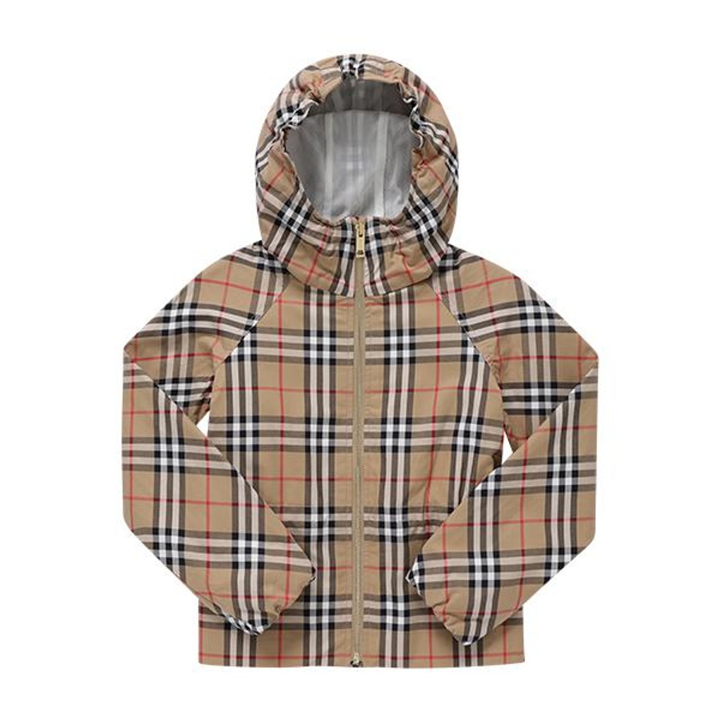 버버리 BURBERRY 8061736 A7028 주니어 빈티지 체크 코튼 후드 자켓- 이랜드몰