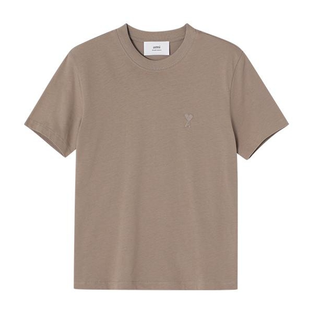 AMI UTS003 724 2811 아미 드 꾀흐 톤온톤 스몰 하트 로고 남성 반팔티- 이랜드몰