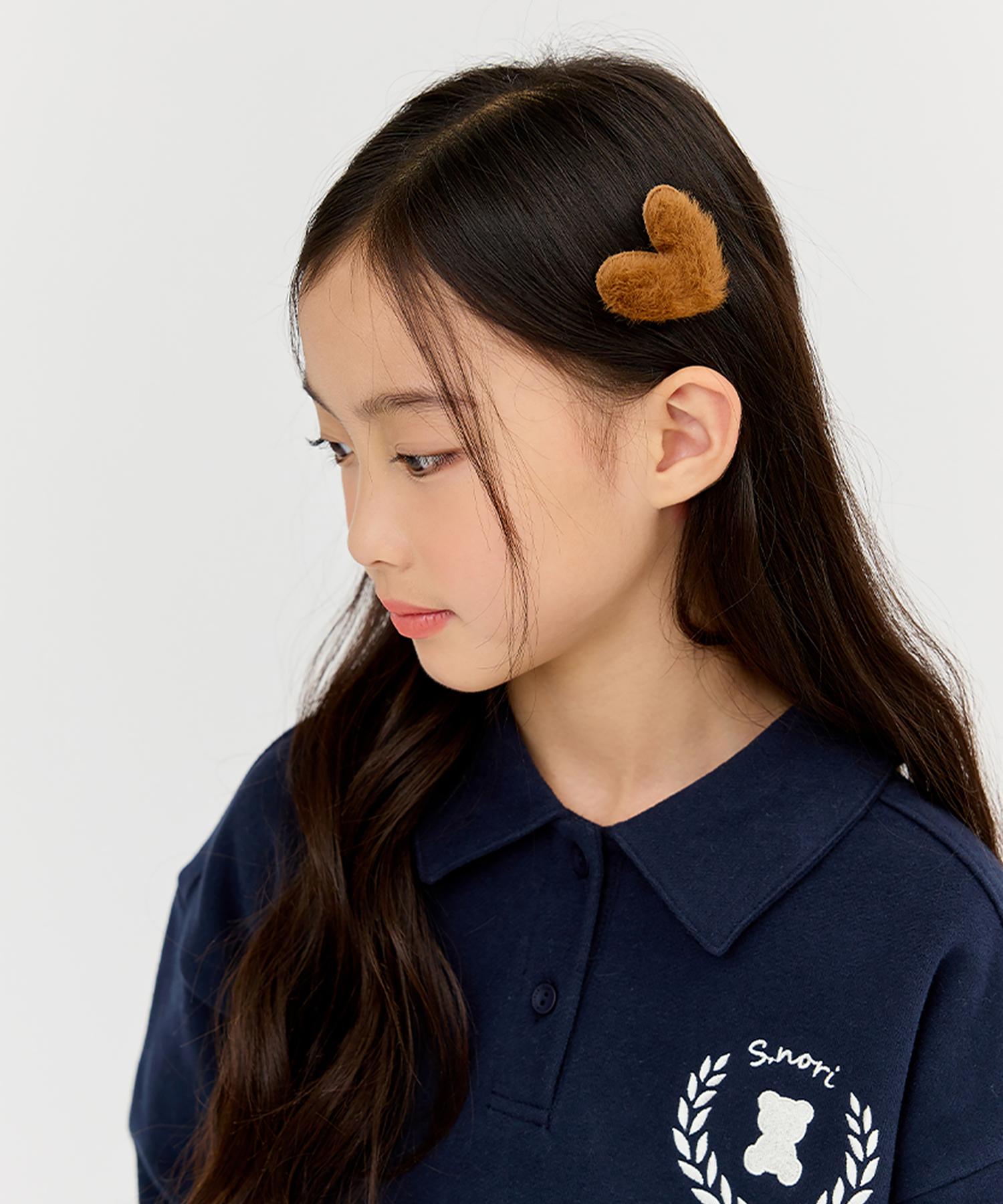 [스타일노리터] 하트폼 헤어핀 2P 세트- KIDIKIDI