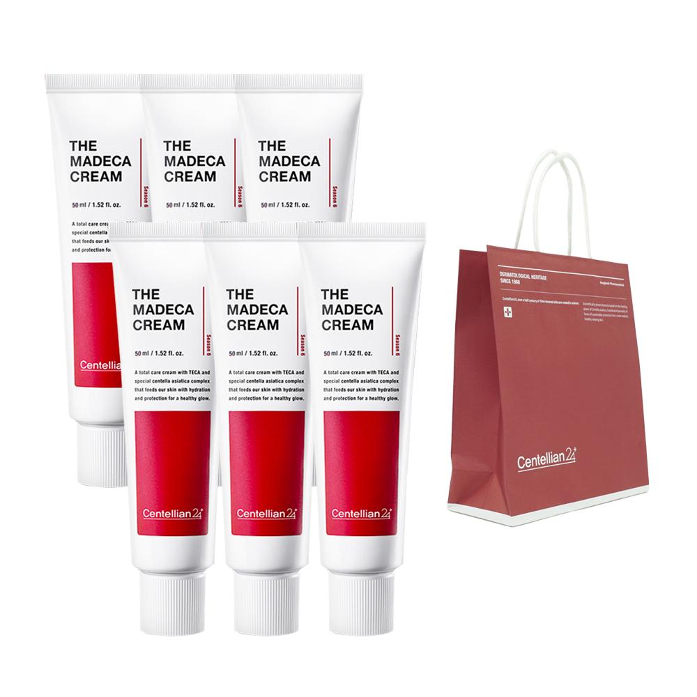 센텔리안24 더 마데카 크림 50ml 6개 + 센텔리안24 쇼핑백- 이랜드몰