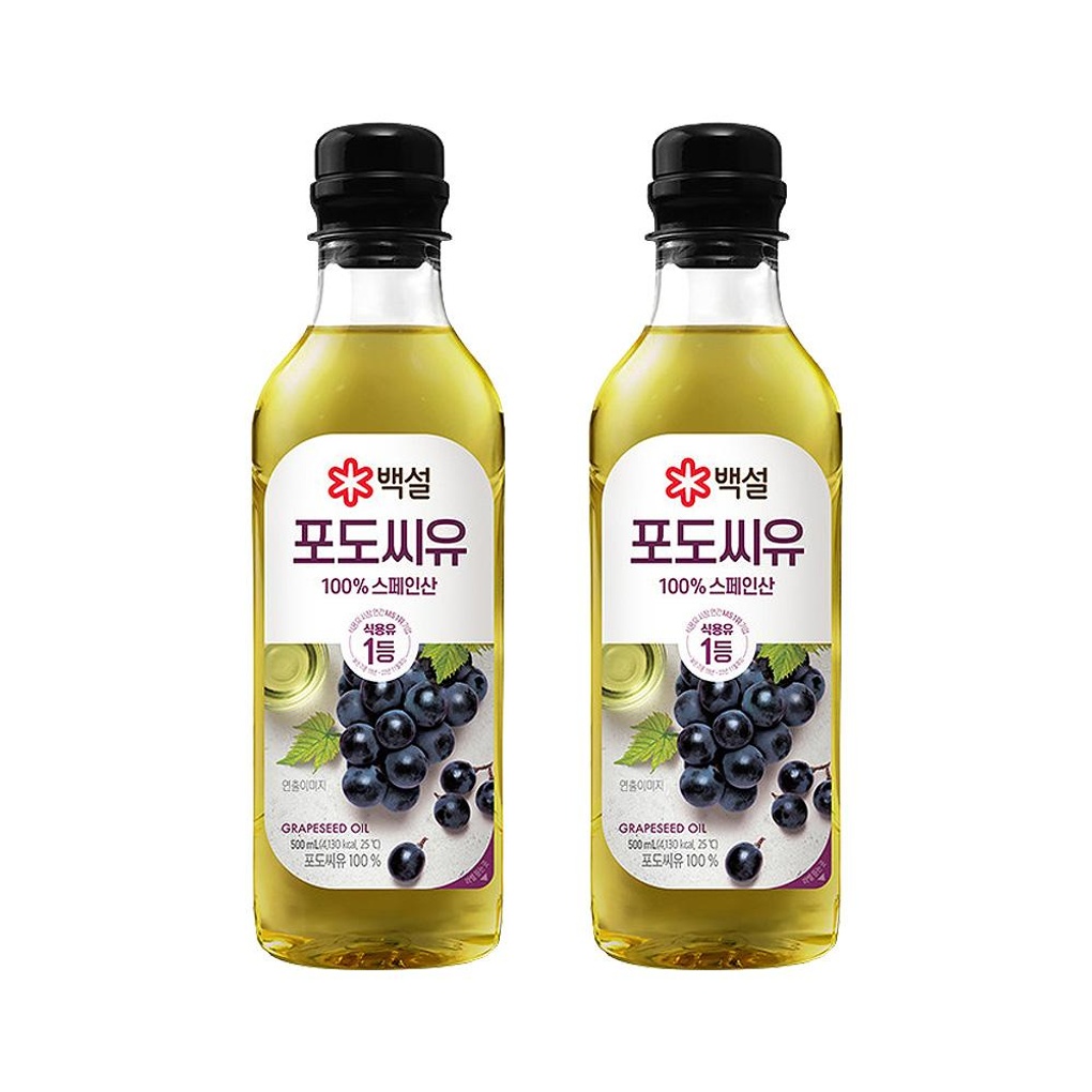 백설 포도씨유 500ml x2개- 이랜드몰