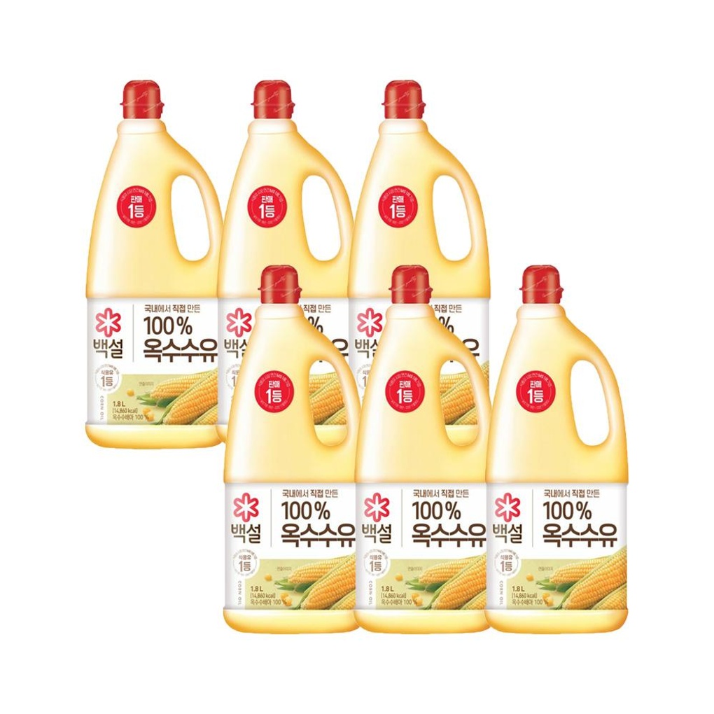 백설 옥수수유 1.8L x6개- 이랜드몰