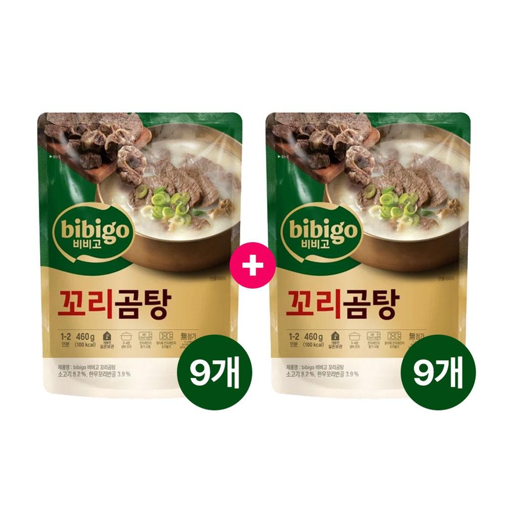 비비고 꼬리곰탕 460g 9+9개- 이랜드몰