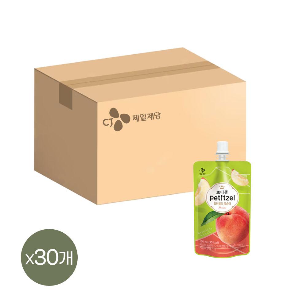 쁘띠첼 복숭아 워터젤리 130ml x30개- 이랜드몰