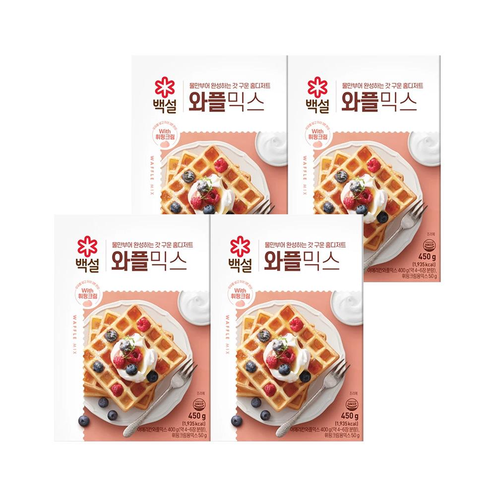 백설 와플믹스 450g x4개- 이랜드몰