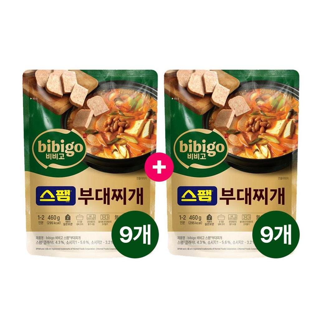비비고 스팸부대찌개 460g 9+9개- 이랜드몰
