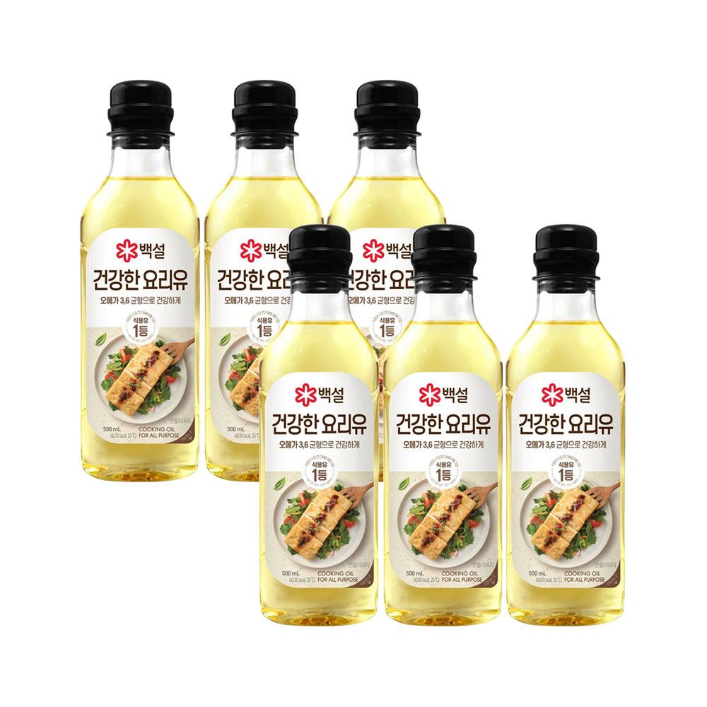 백설 건강을 생각한 요리유 500ml x6개- 이랜드몰