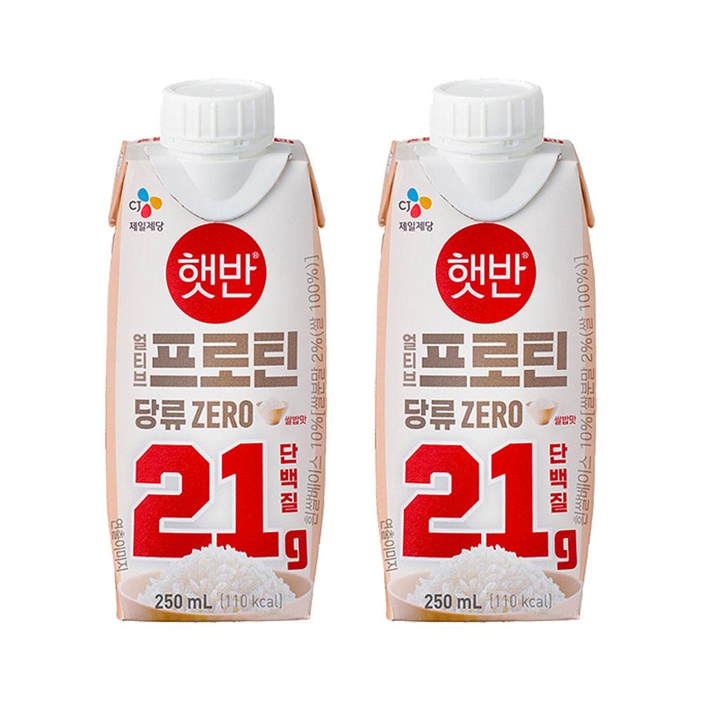 얼티브 프로틴 당류 ZERO 쌀밥맛 250ml x2개- 이랜드몰