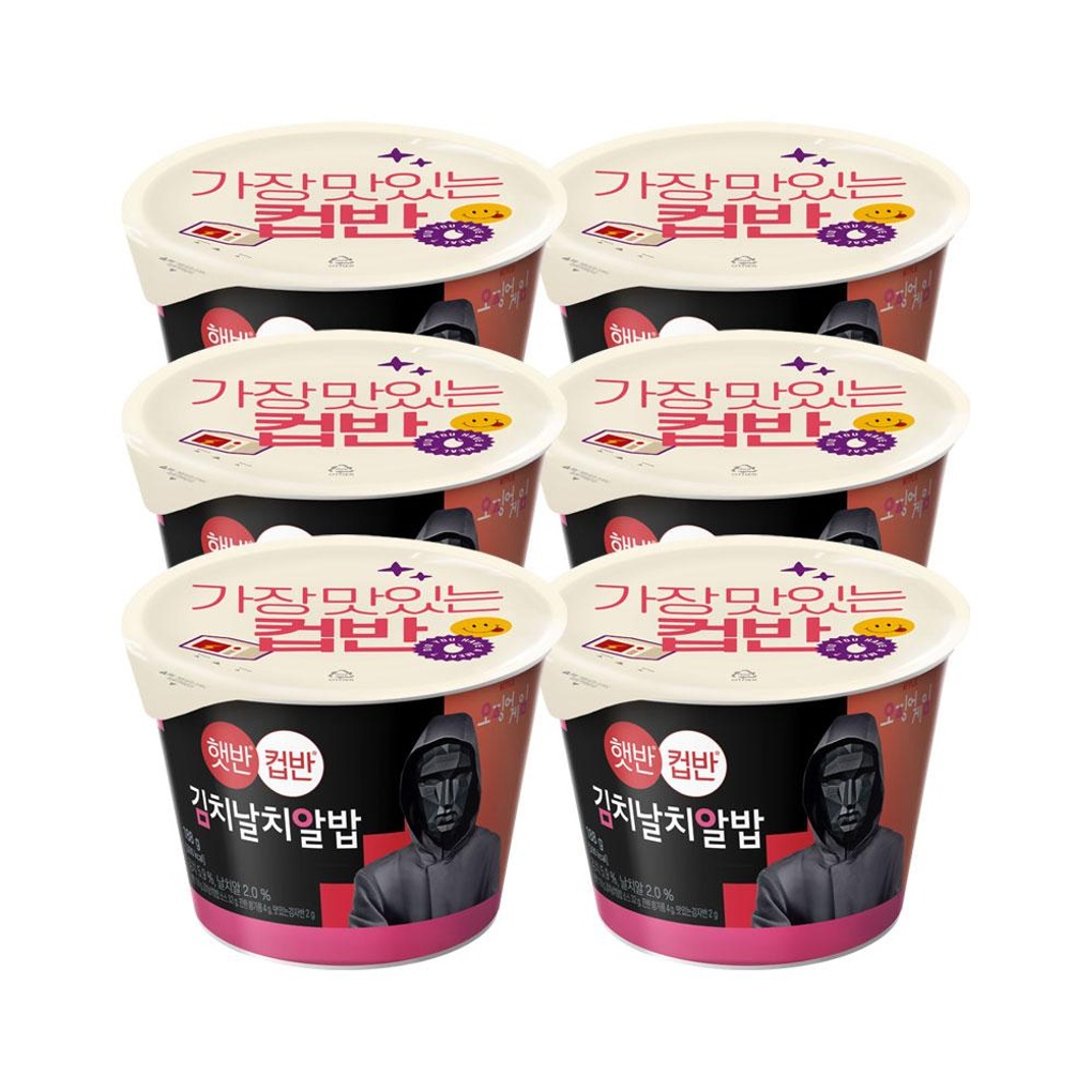 햇반 컵반 김치날치알밥 188g x6개- 이랜드몰