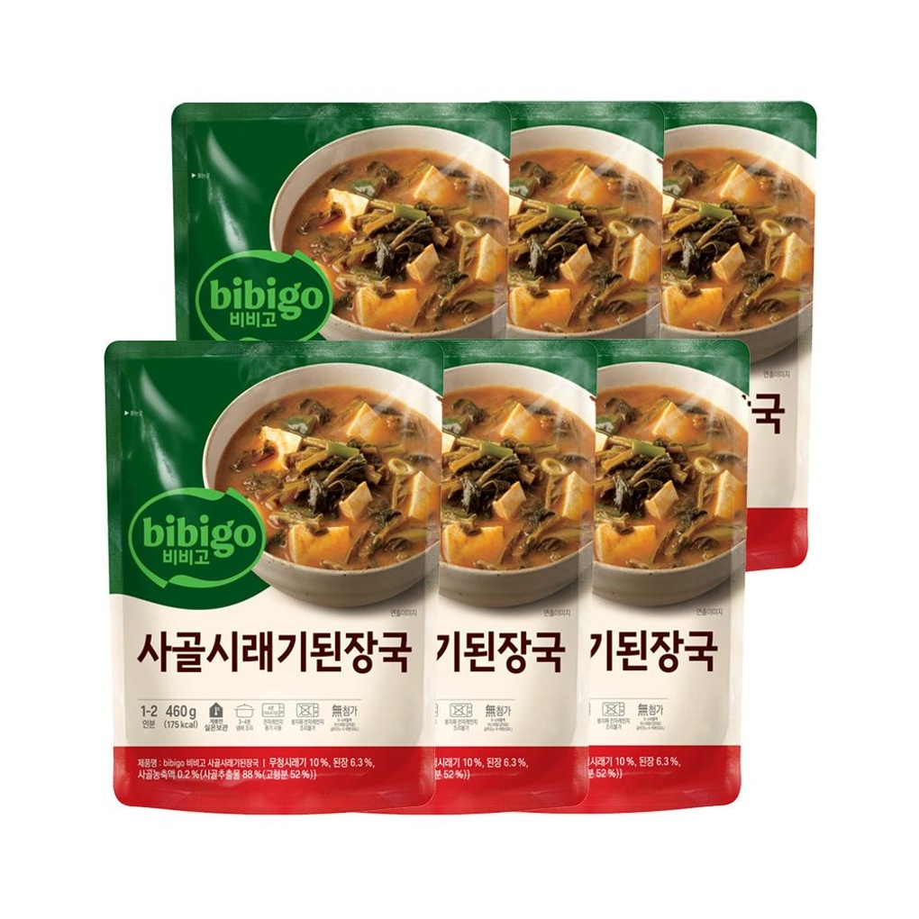 비비고 사골시래기된장국 460g x6개- 이랜드몰