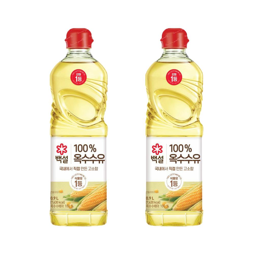 백설 옥수수유 900ml x2개- 이랜드몰