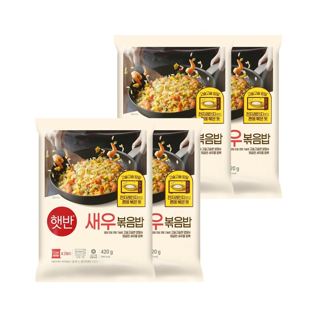 햇반 쿡반 새우볶음밥 420g x4개- 이랜드몰