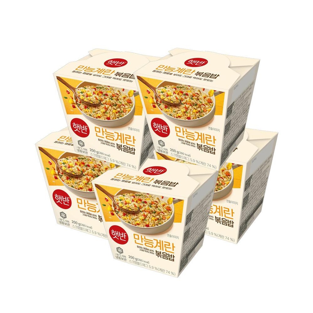 햇반 만능계란볶음밥 200g(컵) x5개- 이랜드몰