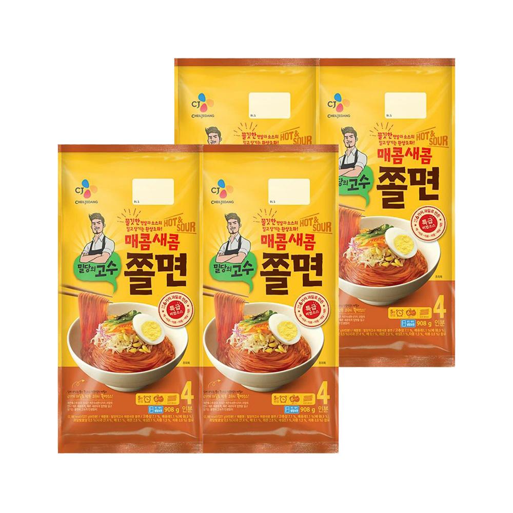 CJ 밀당의 고수 쫄면 4인분(908g) x4개- 이랜드몰