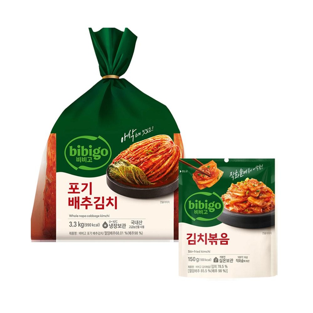 비비고 포기배추김치 3.3kg x1개+김치볶음 150g x1개- 이랜드몰