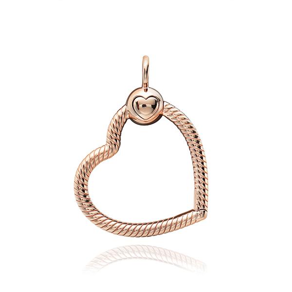 [판도라 PANDORA] 389384C00 모먼트 하트 로즈 펜던트 참- 이랜드몰