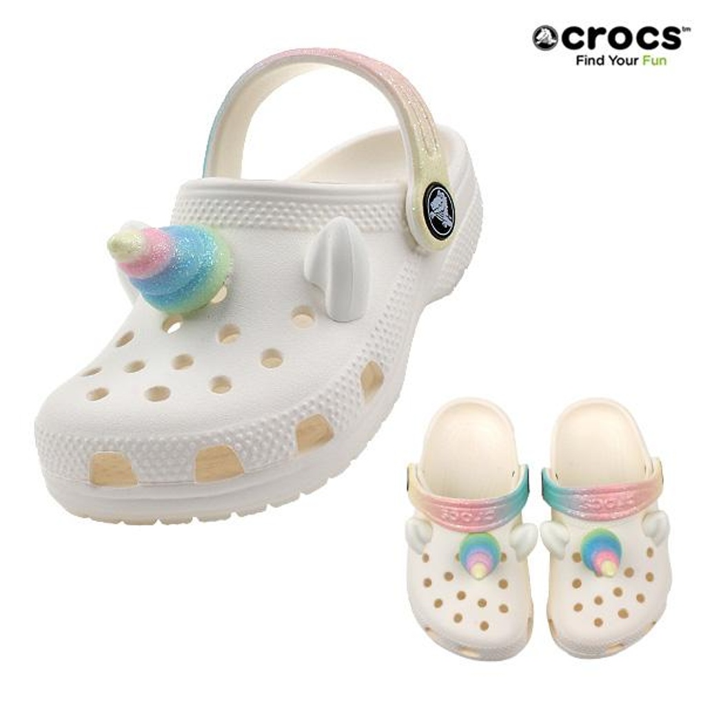 크록스 CROCS 클래식 레인보우 유니콘 클로그 토들러 209701-0WV- 이랜드몰