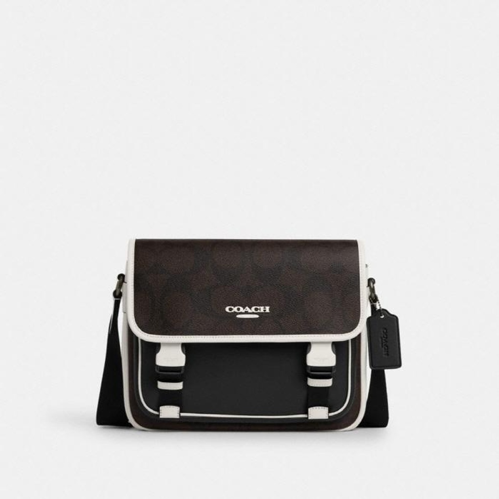 코치 남성 블록 시그니처 캔버스 레이서 메신저백 CY777 1JXIC- 이랜드몰
