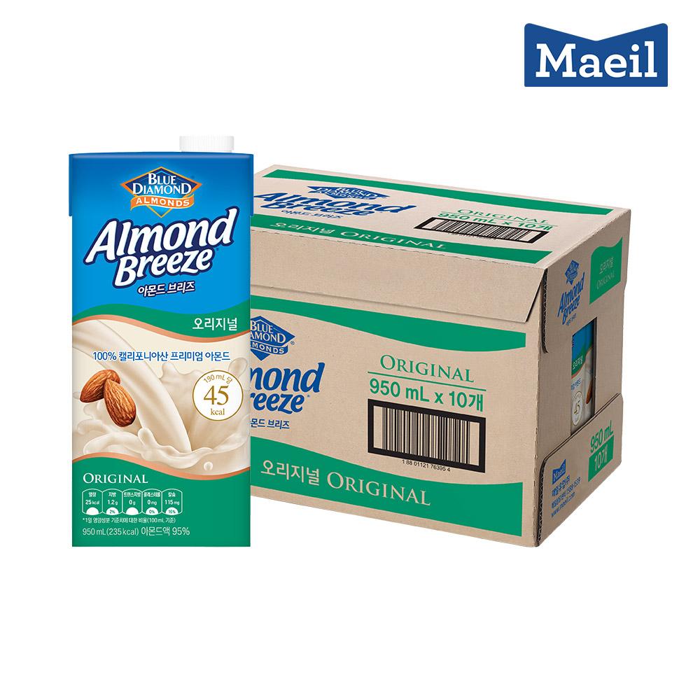 매일 아몬드브리즈 오리지널 950ml 10팩/두유/음료/음료수- KIDIKIDI