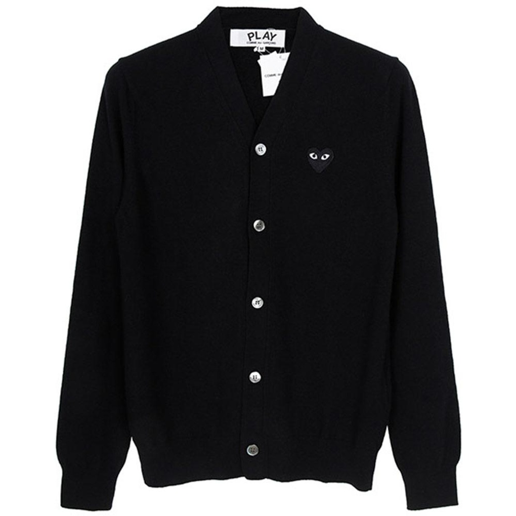(국내 배송) 24SS 꼼데가르송 하트 로고 울 카디건 AZ-N024-051-1- 이랜드몰