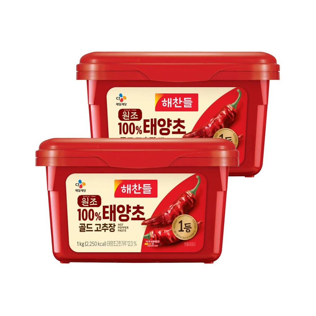 해찬들 원조 태양초 고추장 1kg x2개- 이랜드몰
