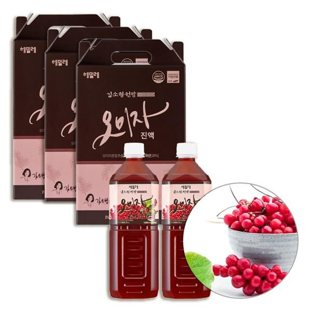 KSH 유기농 비정제원당 문경 오미자 진액 6000ml- 이랜드몰