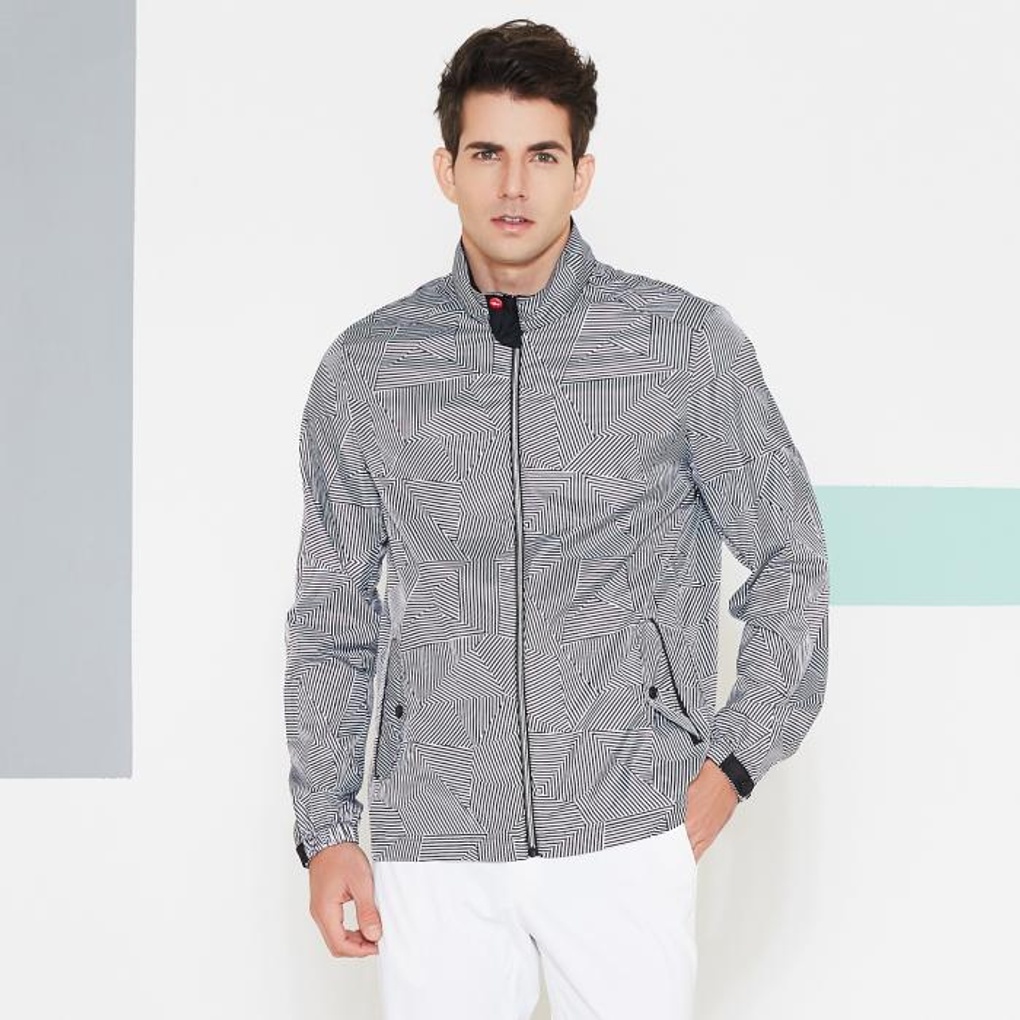 [그렉노먼] 남성 프린트 윈드자켓 (블랙)_HMG17-JP101- 이랜드몰