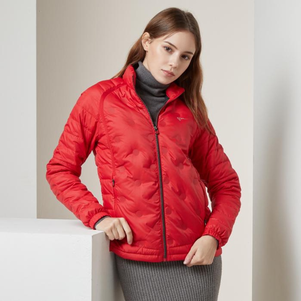 그렉노먼 20FW 여성 튜브스윙 경랑다운점퍼 (레드)_HWG19-DW401- 이랜드몰