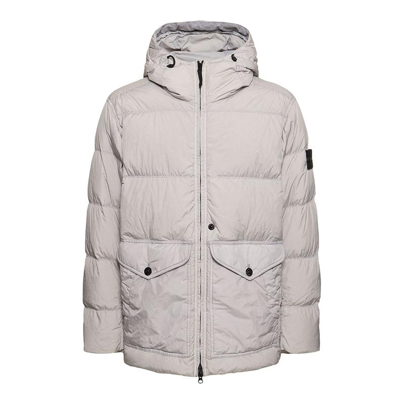 24FW 스톤아일랜드 크링클랩스 와펜 패딩 점퍼 그레이 811540723 V0060- 이랜드몰