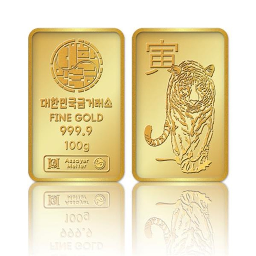 대한민국금거래소 호랑이 골드바 100g- 이랜드몰