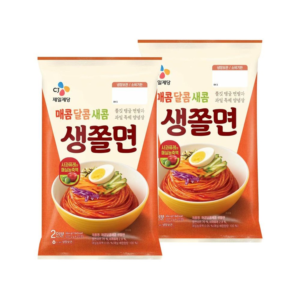 CJ 생쫄면 2인 454g x2개- 이랜드몰