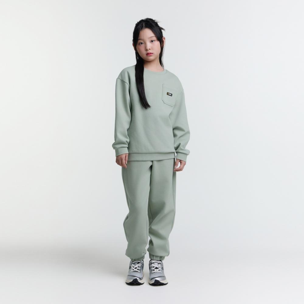 K251UPB910 맨투맨 SET LIGHTKHAKI- KIDIKIDI