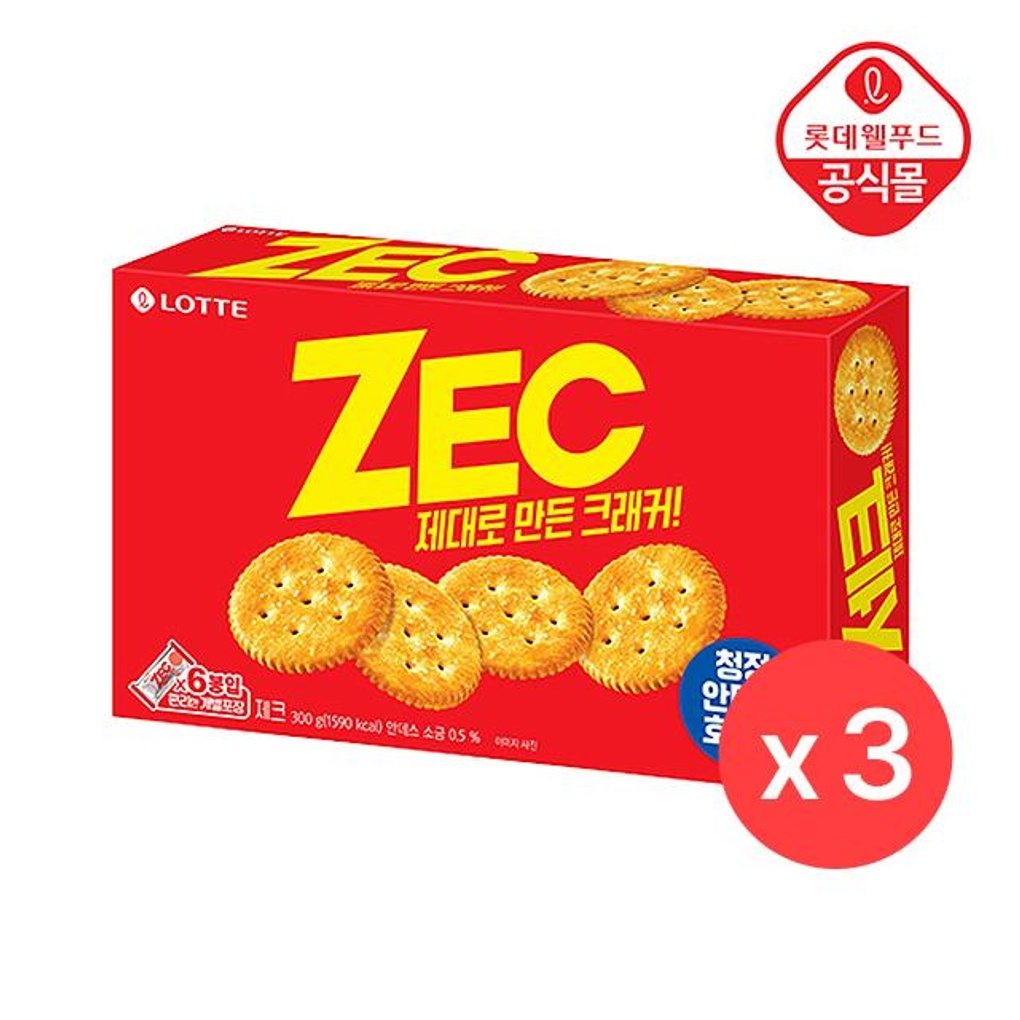 [롯데] 제크 오리지널 300g X 3개입- 이랜드몰