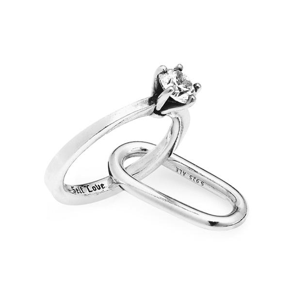 [판도라 PANDORA] 792525C01 판도라 미 메리 미 더블 링크 실버 참- 이랜드몰