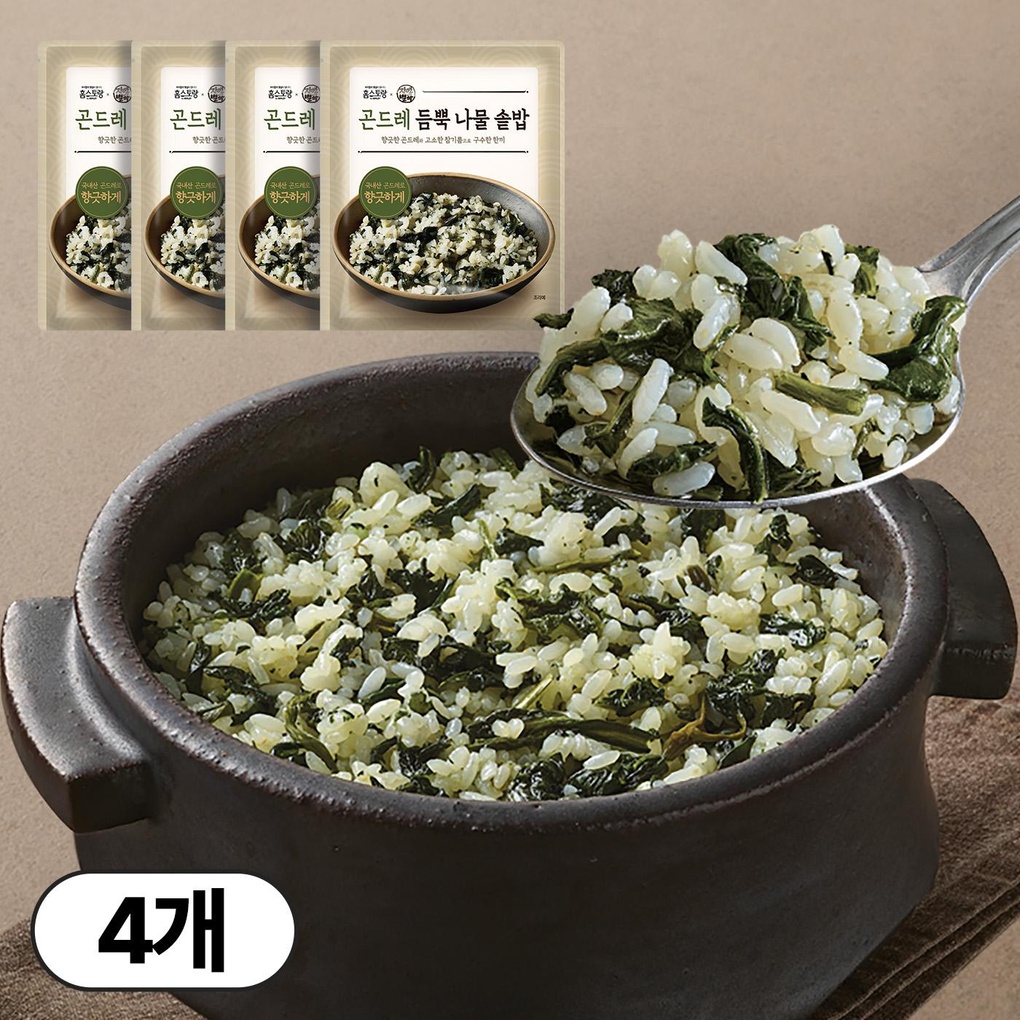 자연별곡 곤드레듬뿍나물솥밥 920g (230g*4개입)- 이랜드몰
