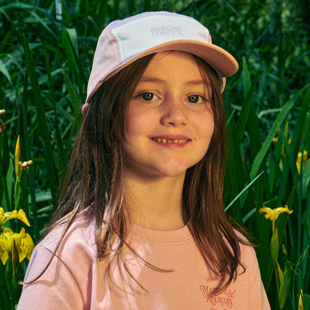 MFG X FILA KIDS CLASSIC LOGO CAP pink- KIDIKIDI