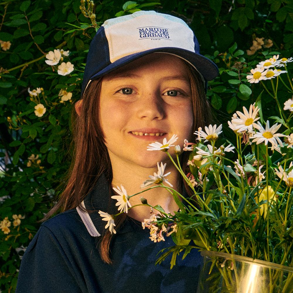 MFG X FILA KIDS CLASSIC LOGO CAP navy- KIDIKIDI