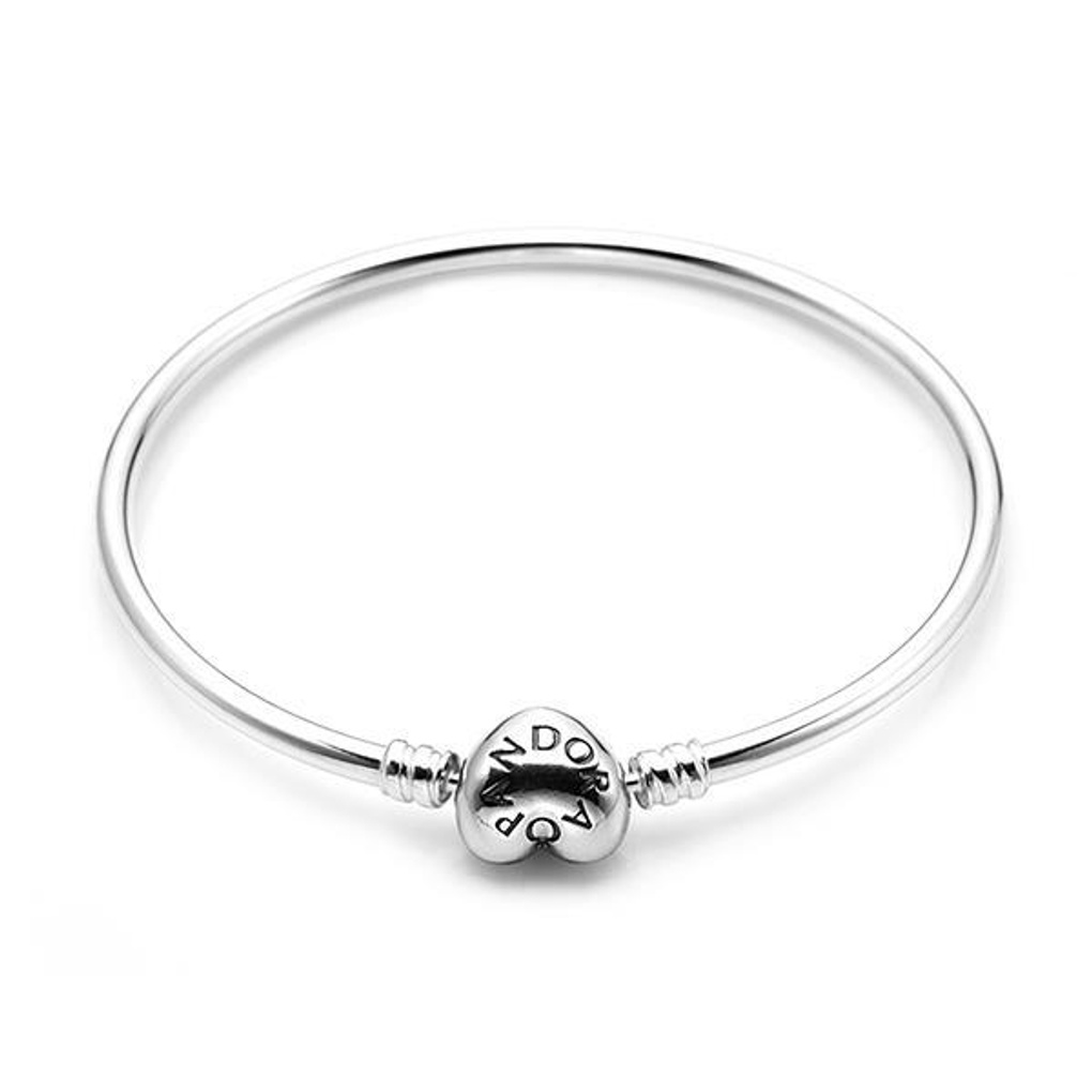 판도라 팔찌 하트 클래스프 모먼트 뱅글 596268- 이랜드몰