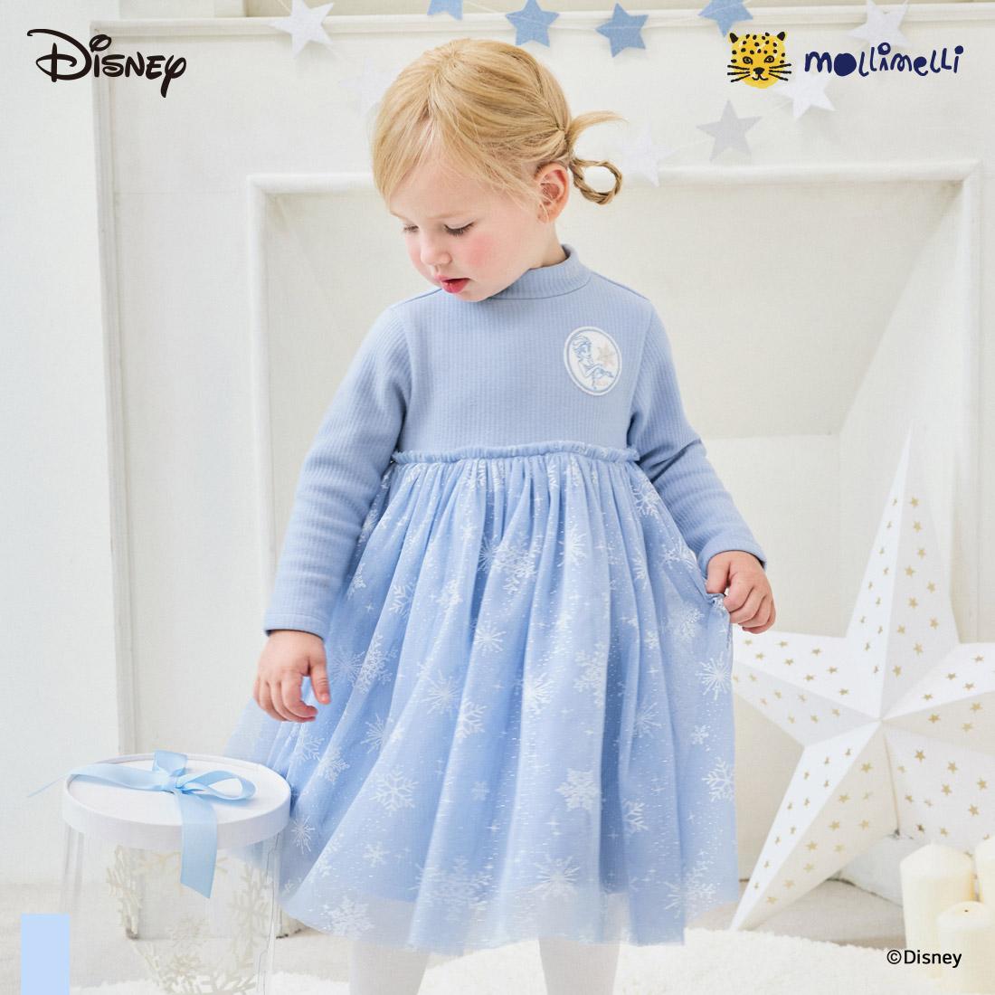 [몰리멜리] [디즈니]겨울왕국 엘사 골지샤원피스- KIDIKIDI