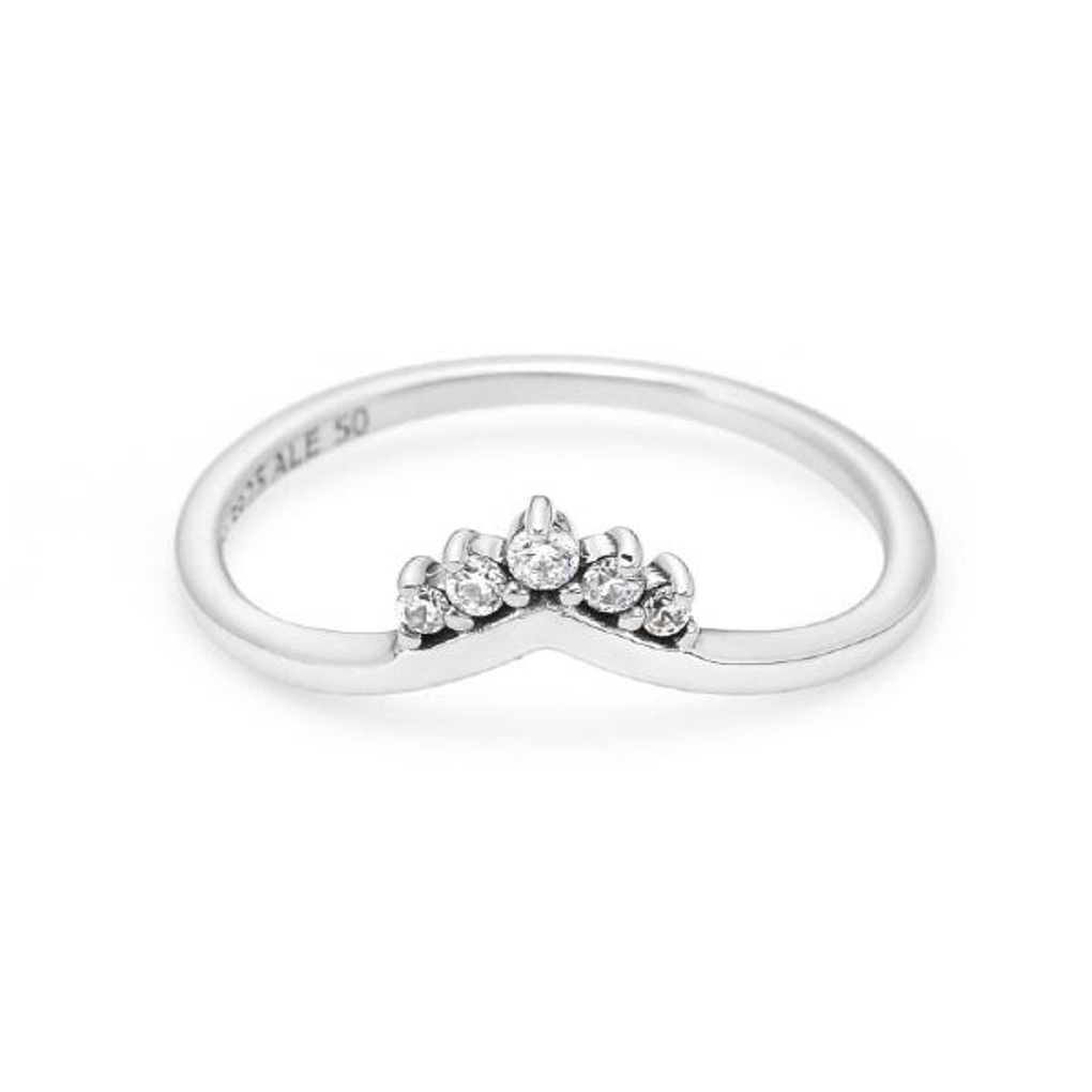 판도라 198282CZ 티아라 위시본 실버 반지- 이랜드몰