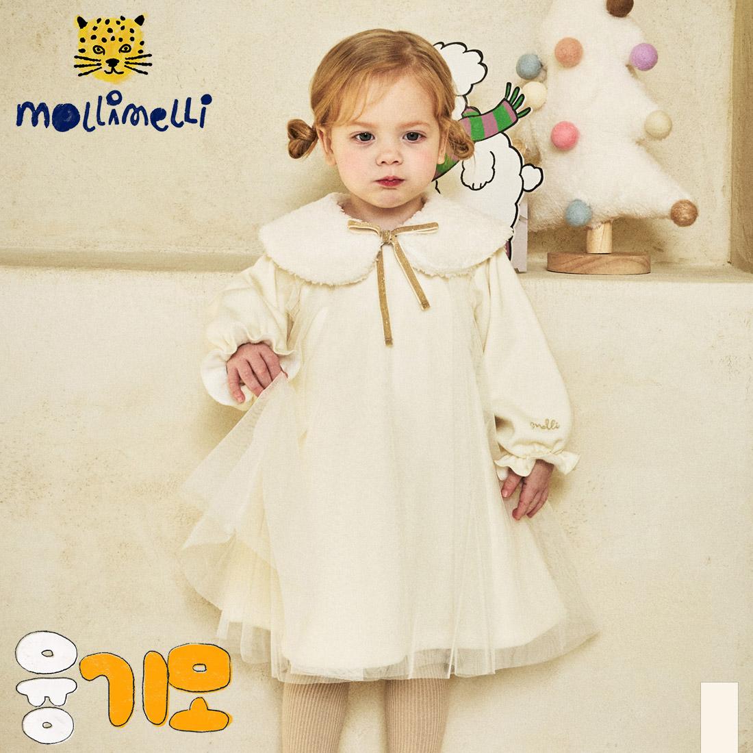 [몰리멜리] 스텔라카라세트융기모원피스- 이랜드몰