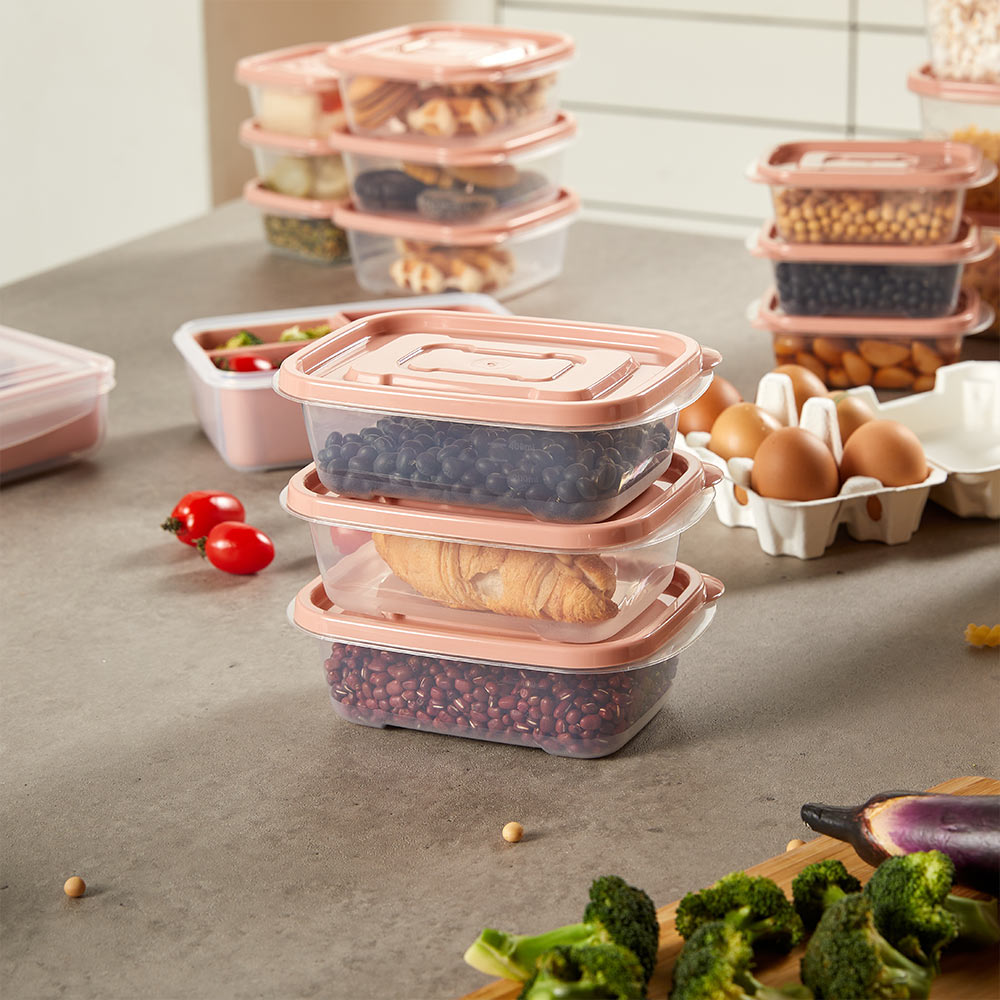 뉴프레쉬락 다목적보관용기 직사각 520ml 3P_KC0421016- 모던하우스