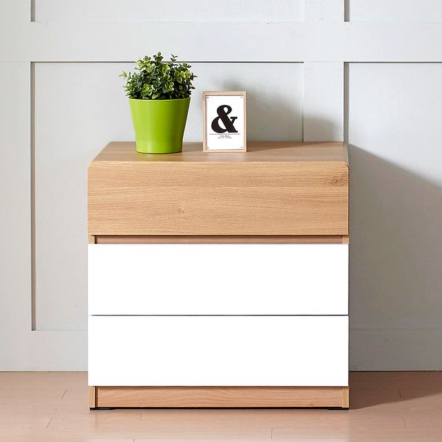 [1300k] 디유니크 3단 서랍장 600 오크한칸- 이랜드몰