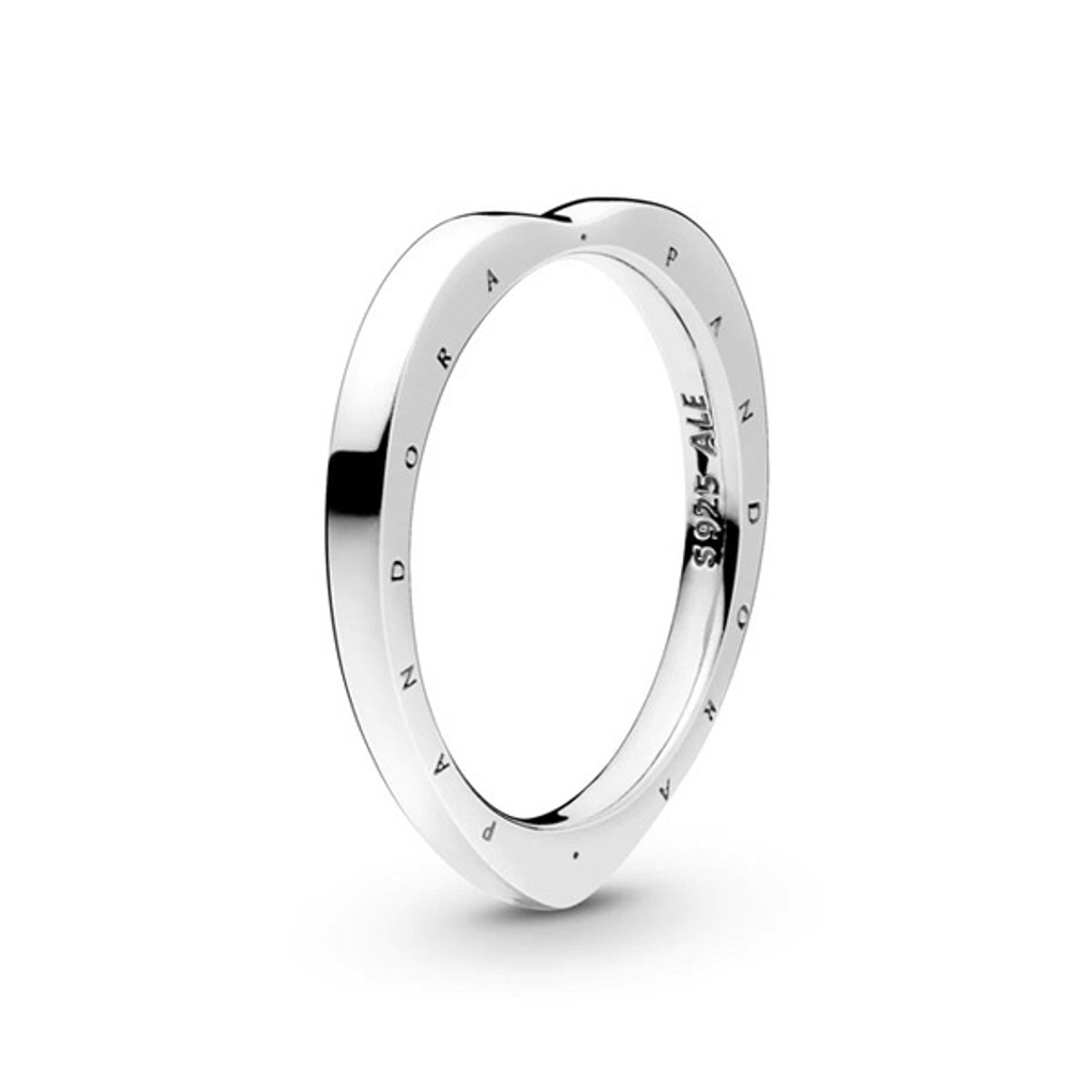 PANDORA 판도라 로고 하트 링 반지 Silver 197379- 이랜드몰