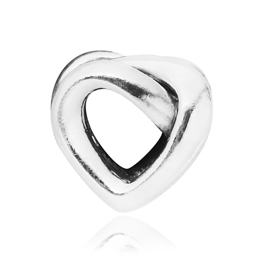 [판도라 PANDORA] 798081 노티드 하트 실버 참- 이랜드몰