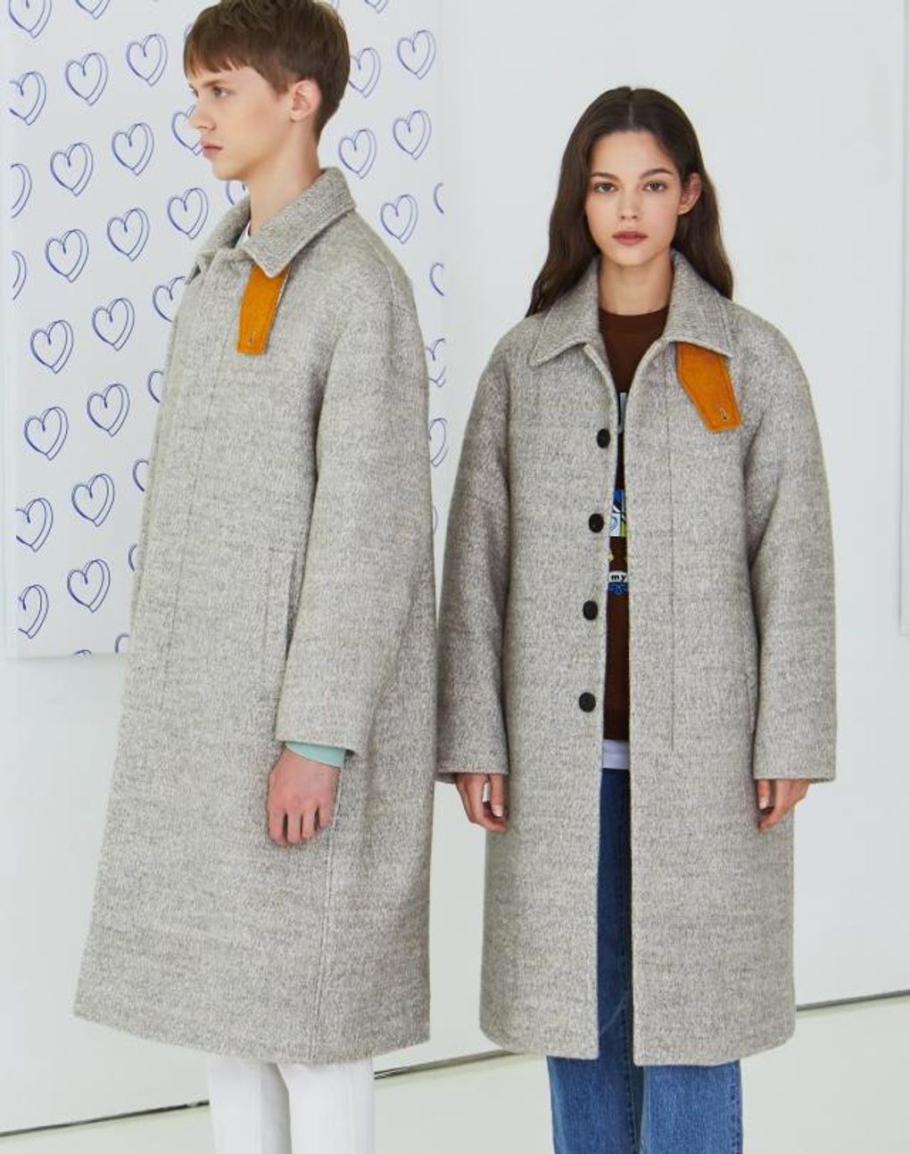 [20FW TNGT 남성]오버핏 패디드 울혼방 발마칸 코트_TGCO0D801G2- 이랜드몰