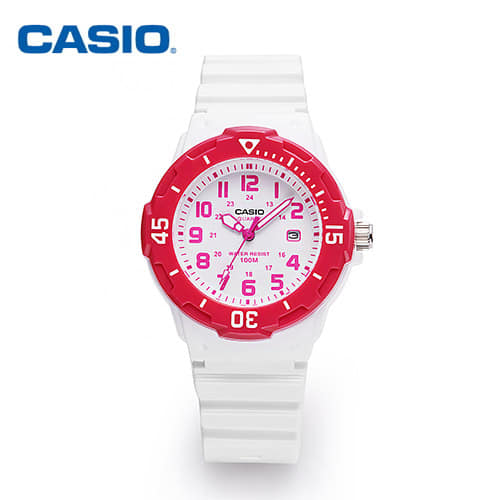 카시오 CASIO LRW-200H-4BVDF (LRW-200H-4B) 화이트 아날로그 공용 우레탄시계 33mm- 이랜드몰