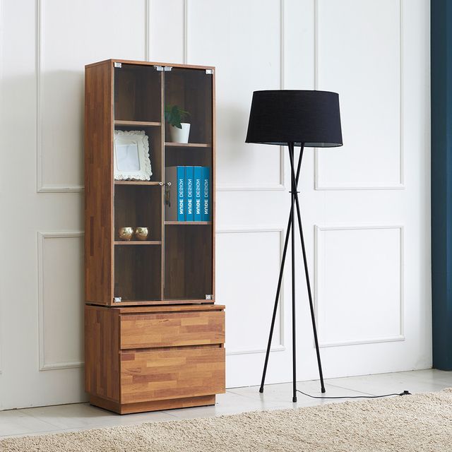 [1300k] 리타 투서랍 유리책장 600- 이랜드몰