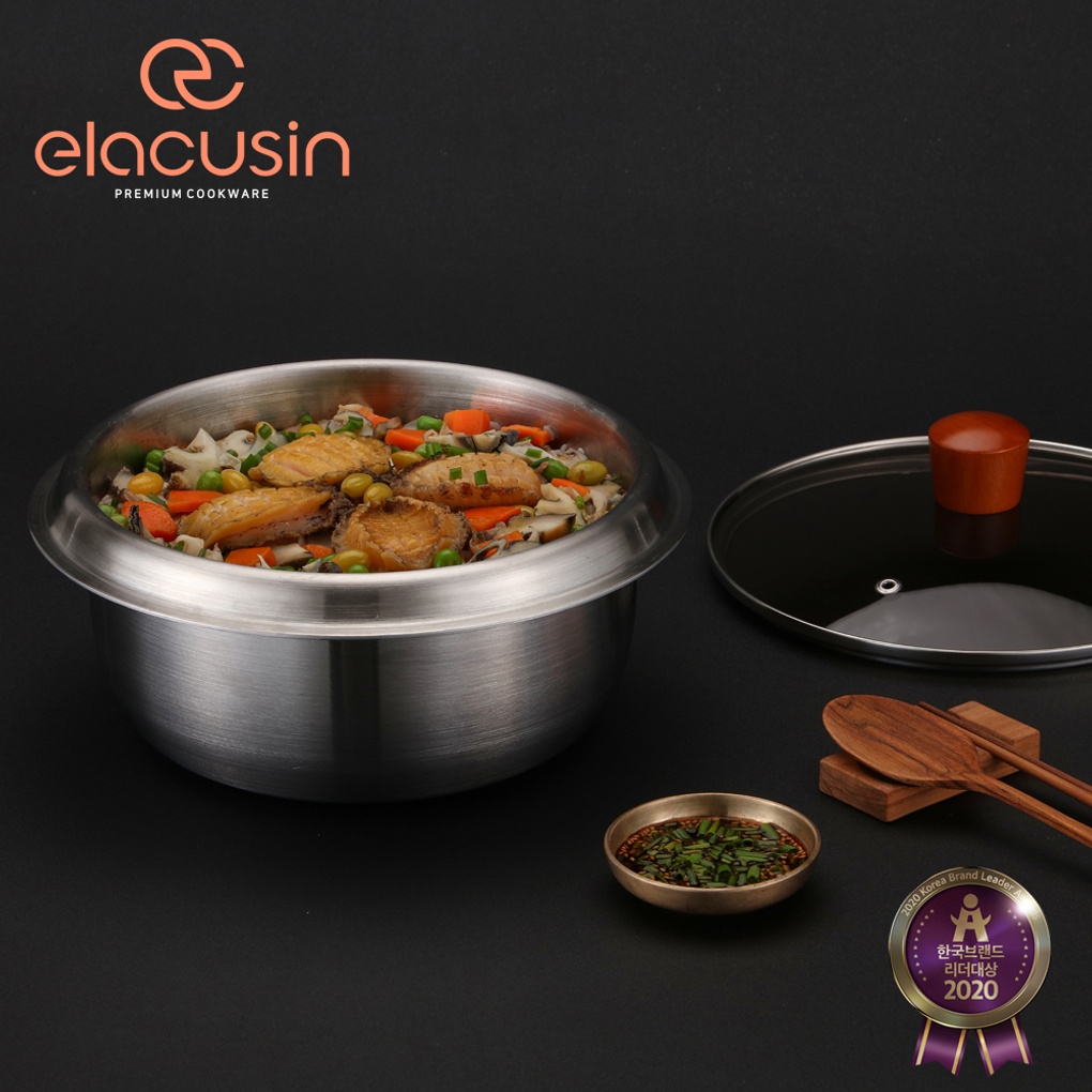 (HOT딜)[Shizell] 쉬젤 엘레쿠진 통3중 스테인레스 가마솥 18cm- 이랜드몰